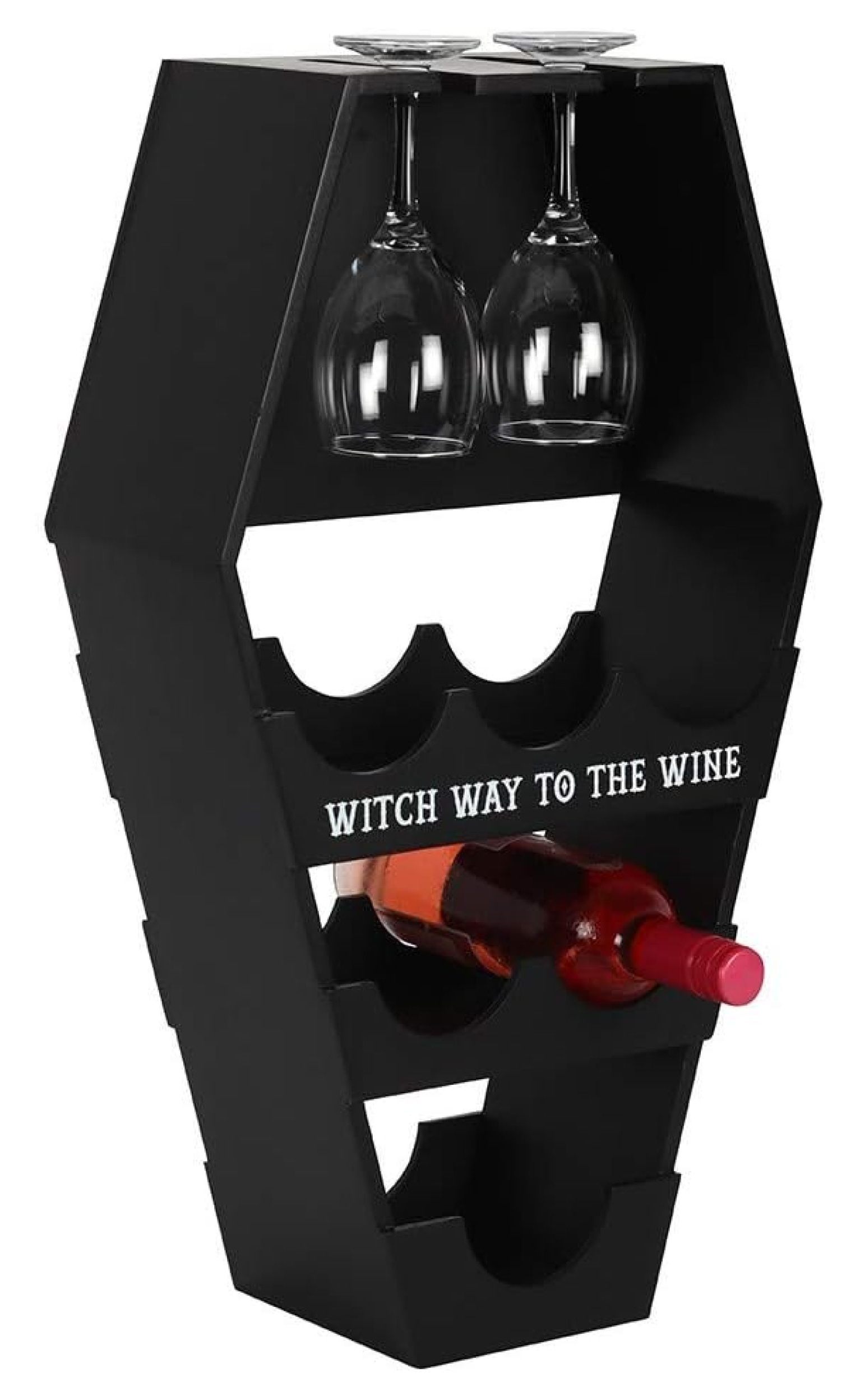 Ebros Gothic Graveyard Creepy Oddity Witches and Vampire Black Coffin ...