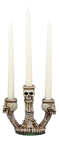 Ebros Gothic Trio Ossuary Graveyard Skulls and Skeleton Bones ...