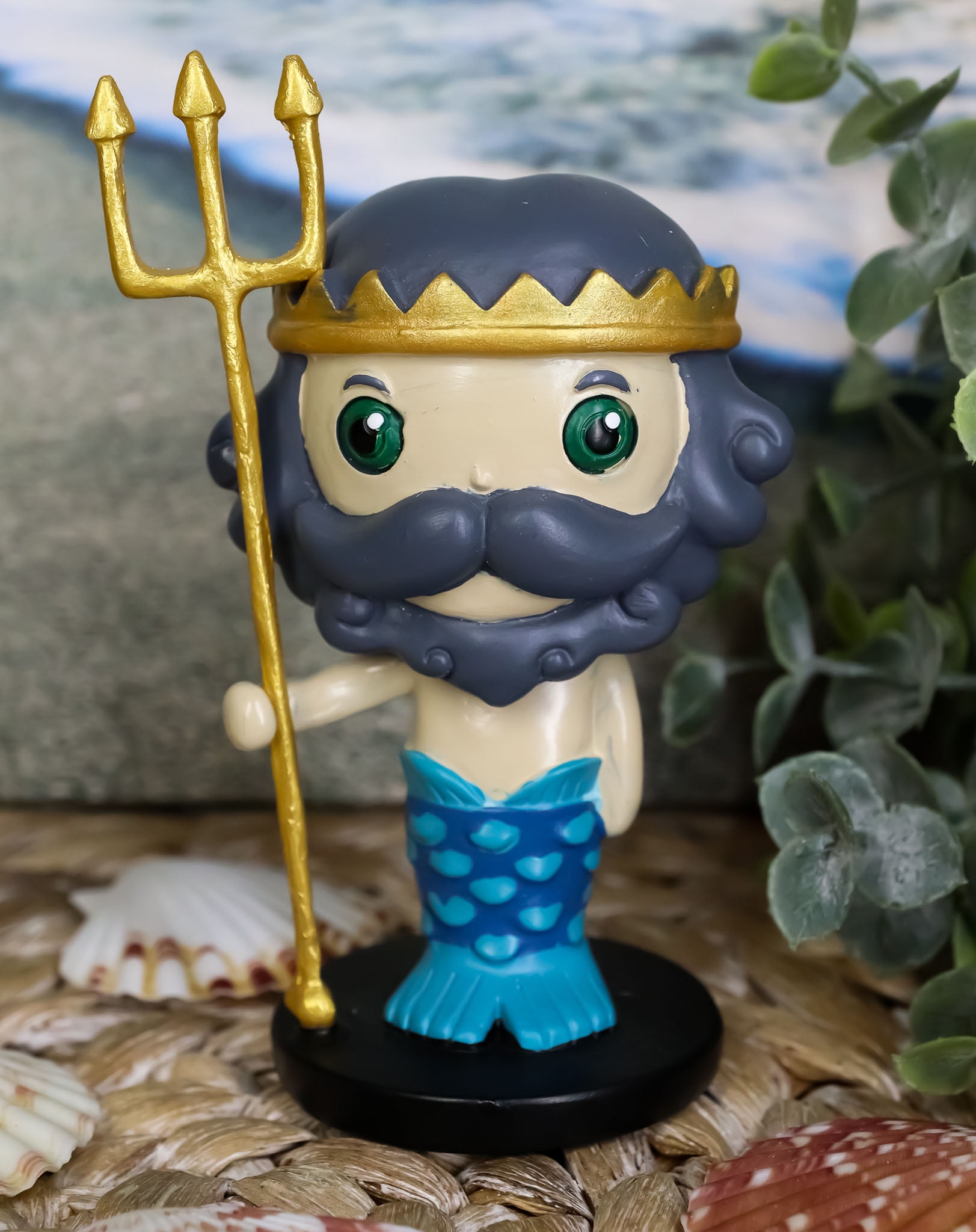Ebros Greekies Collection Greek Mythology Poseidon with Trident Statue ...
