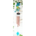 Ebros Green Camouflage Gecko Lizard Whimsical Copper Metal Wind Chime ...