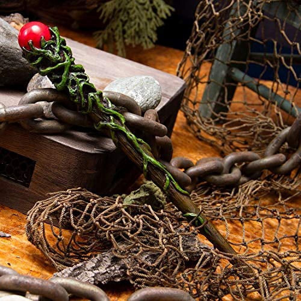 Ebros Greenman Vine Red Orb Fantasy Sorcery Wizard Cosplay Toy Magic ...