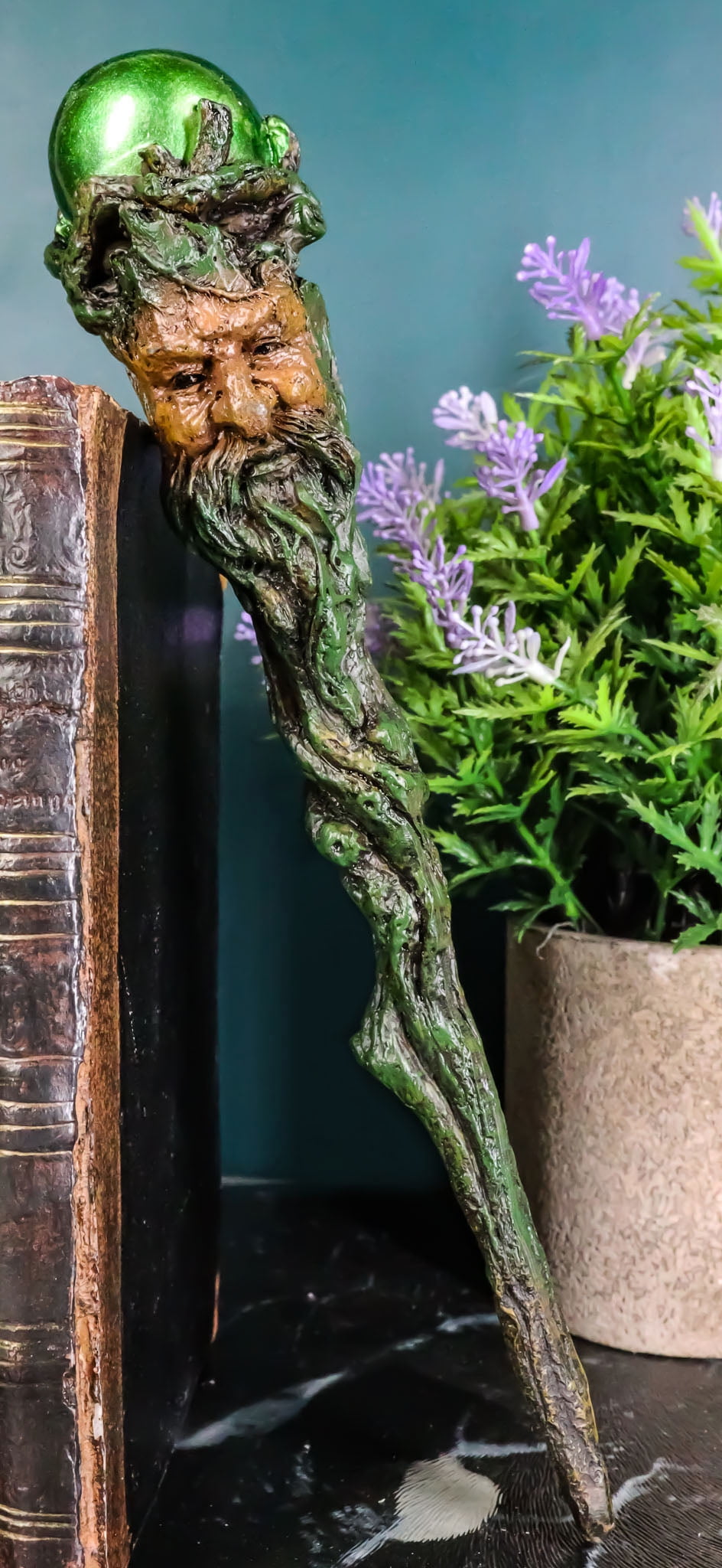 Ebros Greenman with Green Orb Cosplay Magic Wand Decorative Costume ...