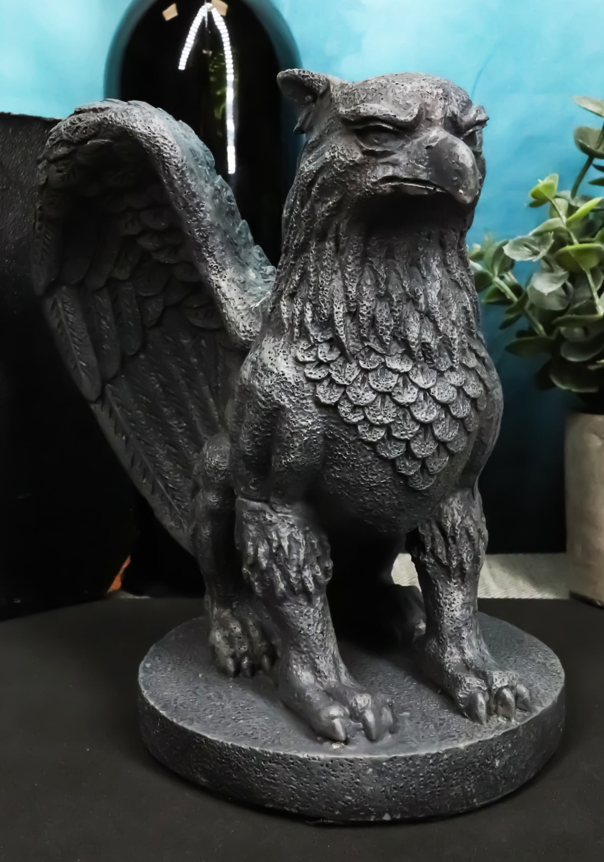 Ebros Griffon Griffin Eagle Lion Gargoyle Statue Home Decor Figurine 6. ...