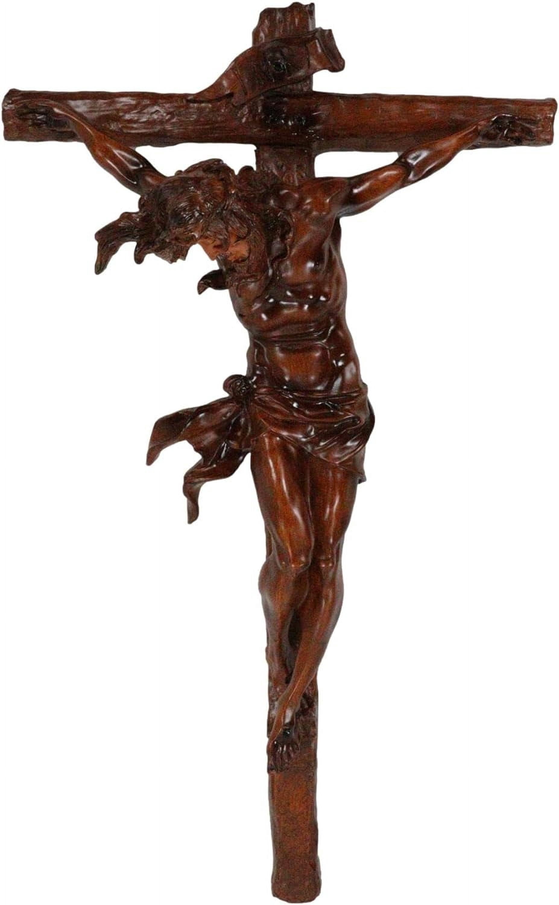Ebros Large 19.75" High INRI Christ Crucified On The Cross Wall Hanging ...