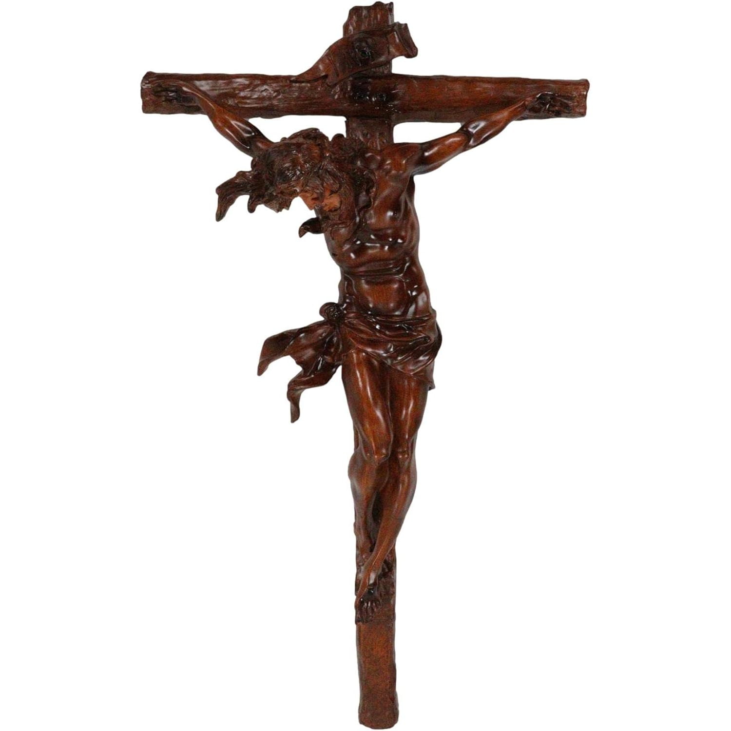 Ebros Large 19.75" High INRI Jesus Christ Crucified On The Cross Wall ...