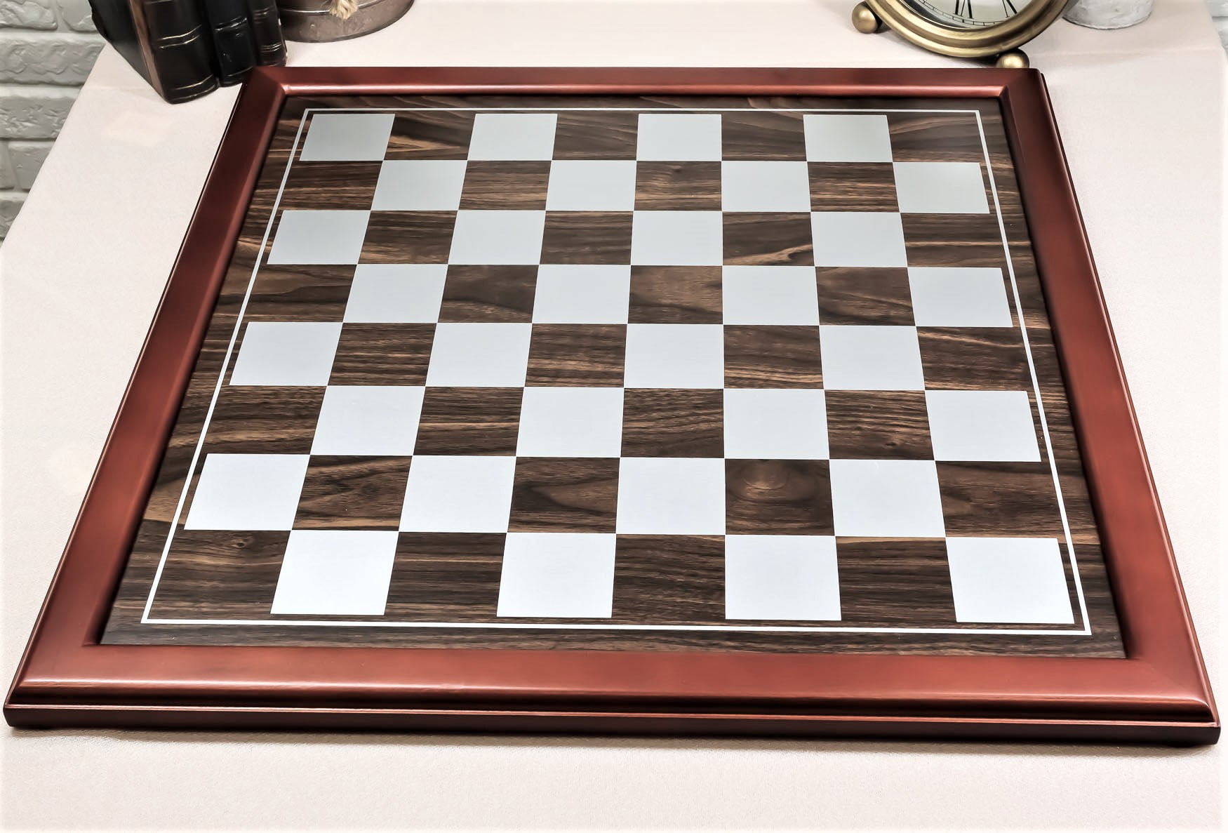 Ebros Large 19" by 19" Wooden Chess Board With Chocolate Wood Borders ...