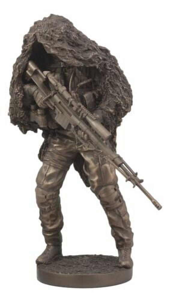 Ebros Military Marksman Marine Camouflage Sniper Statue Modern Unit ...