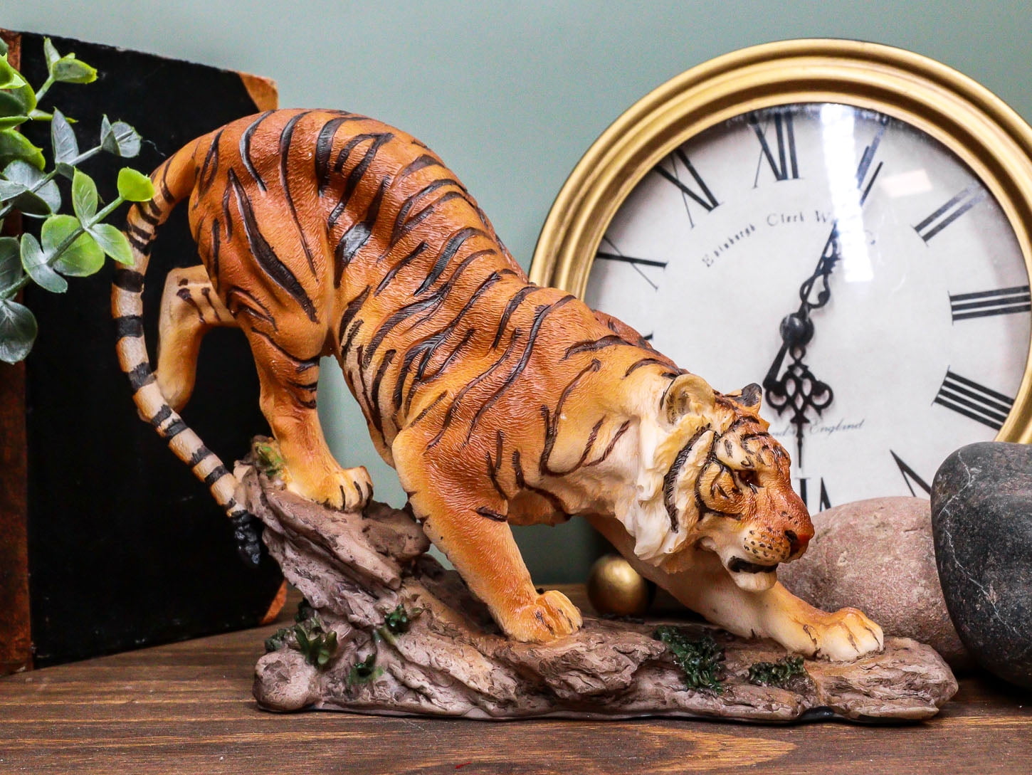 Ebros Orange Bengal Tiger Figurine 6"H Indian Sumatran Stealth Hunter ...
