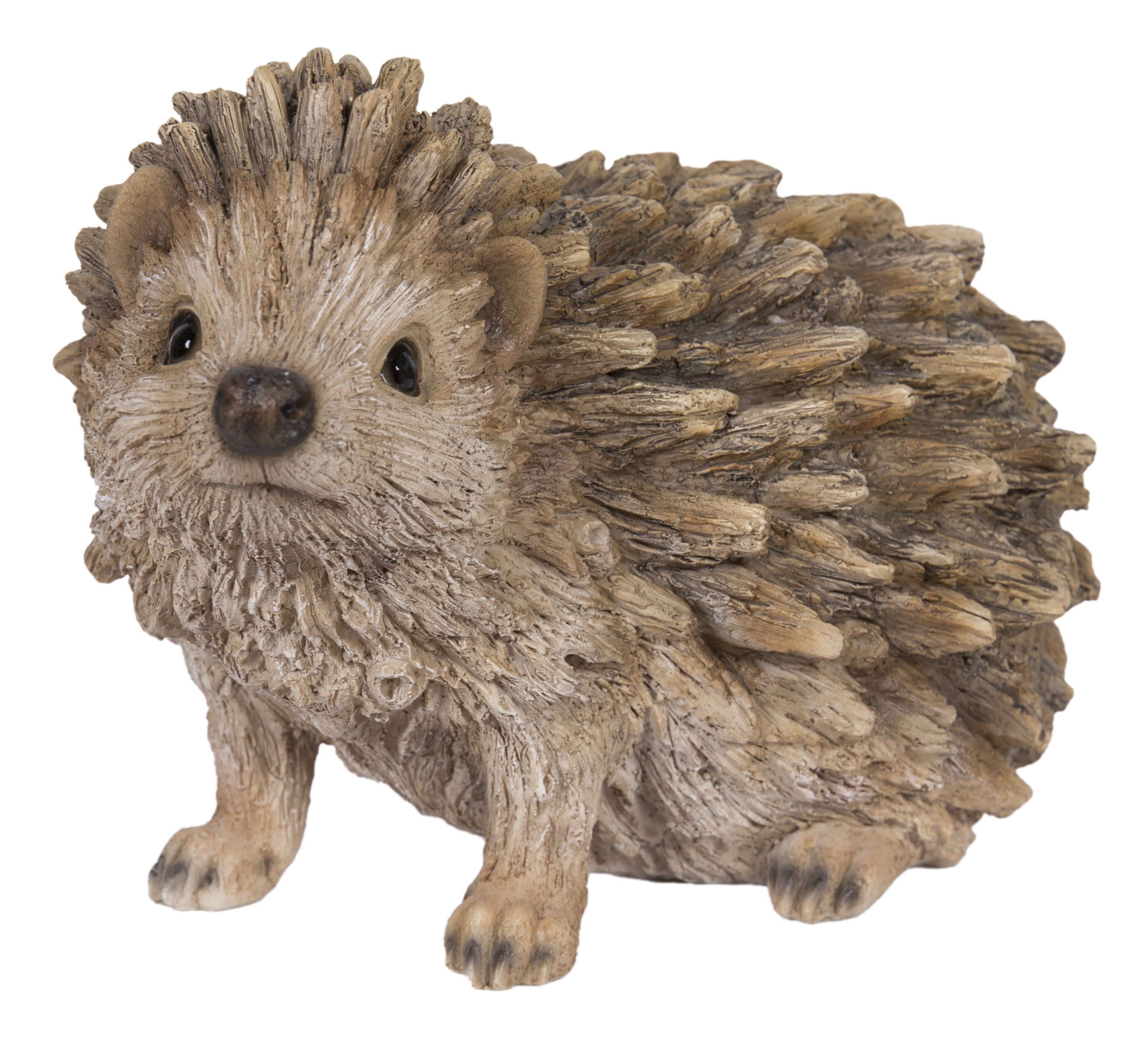 Ebros Realist Driftwood Look Hedgehog Resin Figurine Statue 8.5" Long ...