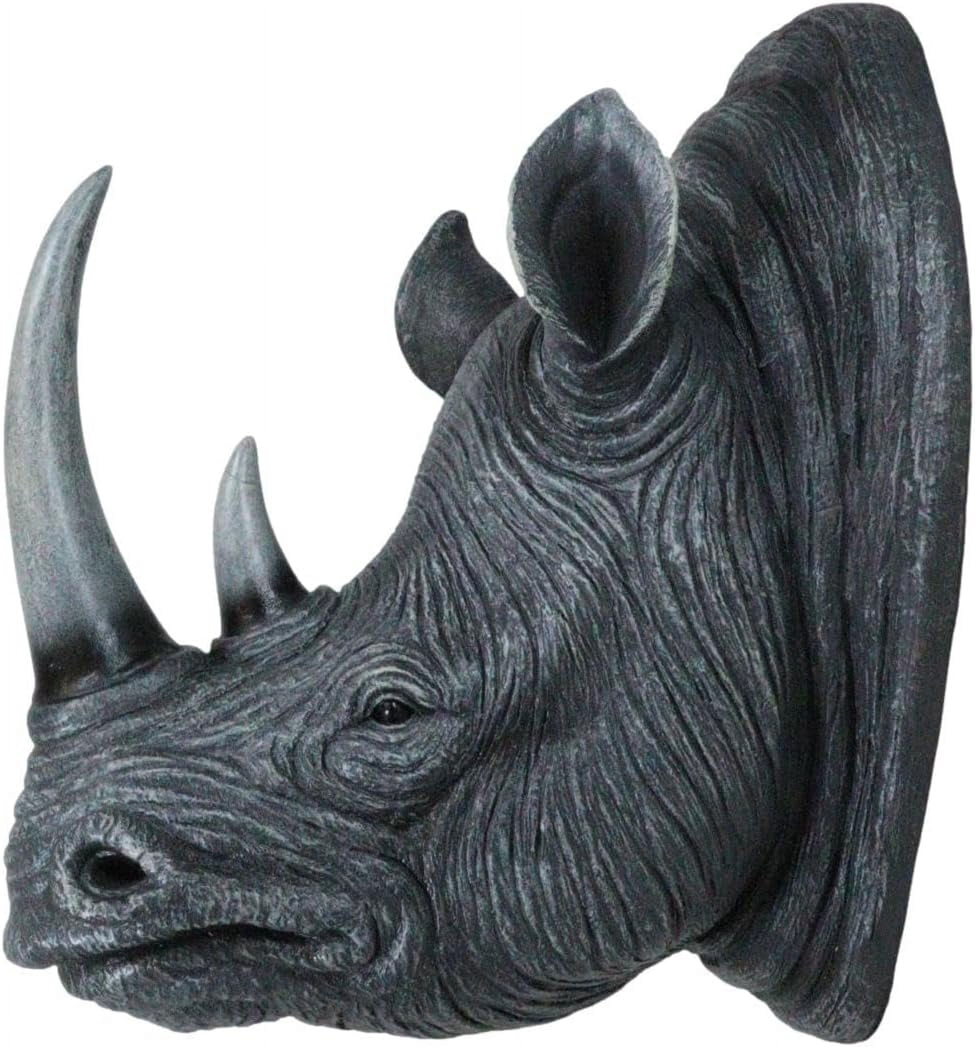 Ebros Realistic Black Wall Plaque 14.5"Tall Taxidermy ceros Art Wall ...
