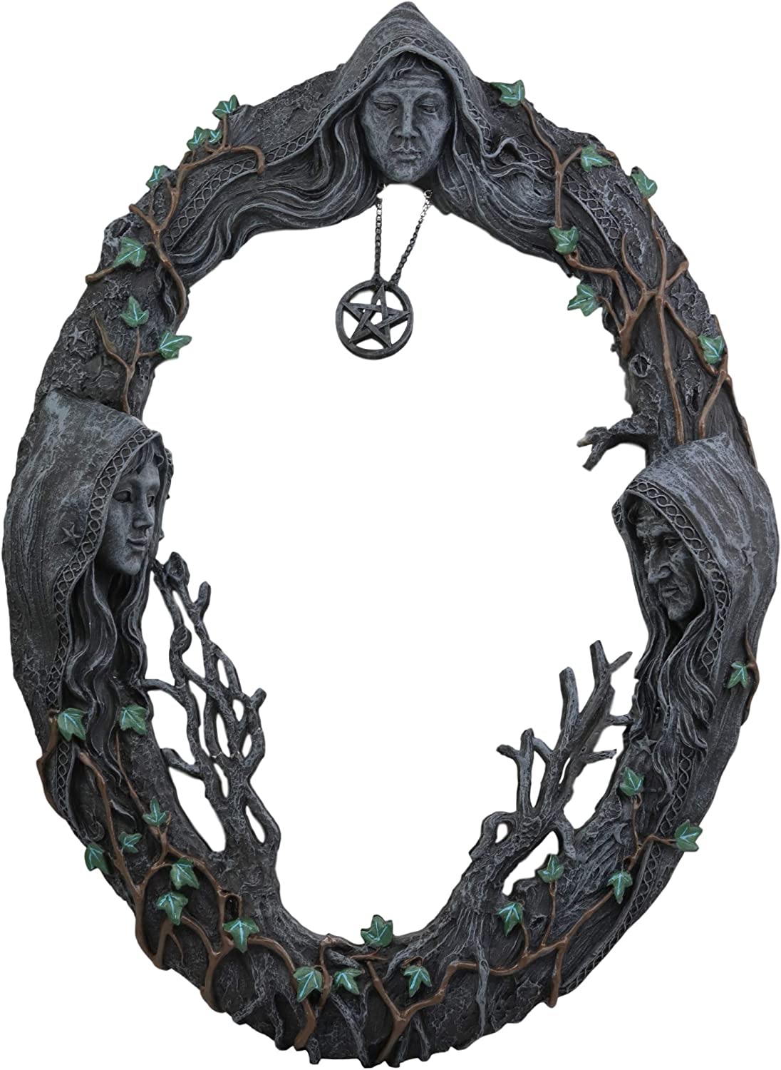 Ebros Sacred Moon Triple Goddess Mother Maiden Crone Wall Hanging ...