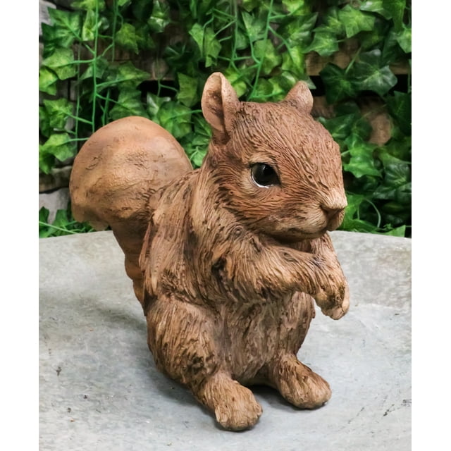 Free Shipping! Ebros Standing Chipmunk Squirrel Resin Statue 6.25" Tall ...