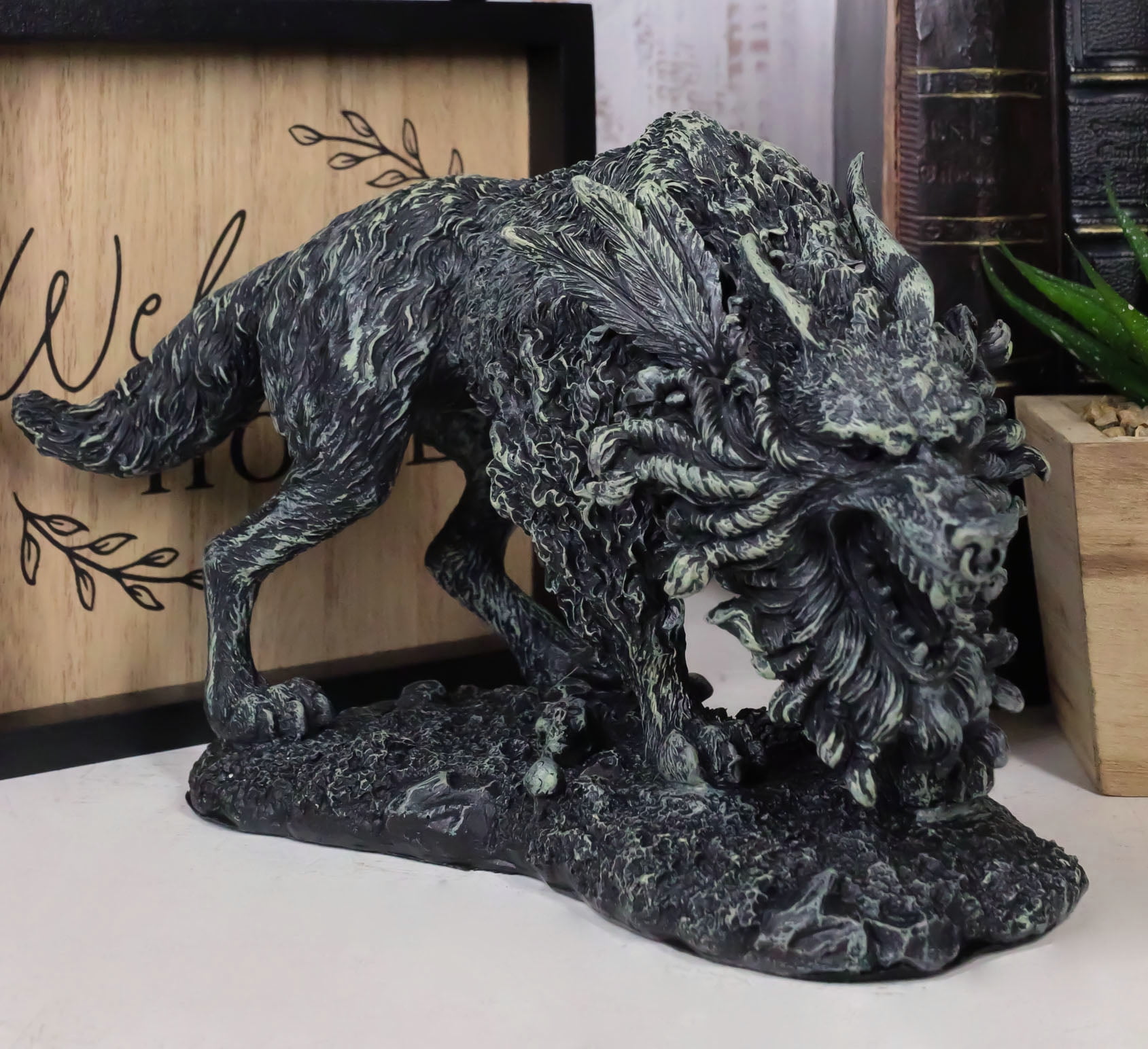 Ebros Viking Norse Mythology Fenrir Vánagandr Giant Wolf Poetic Edda ...