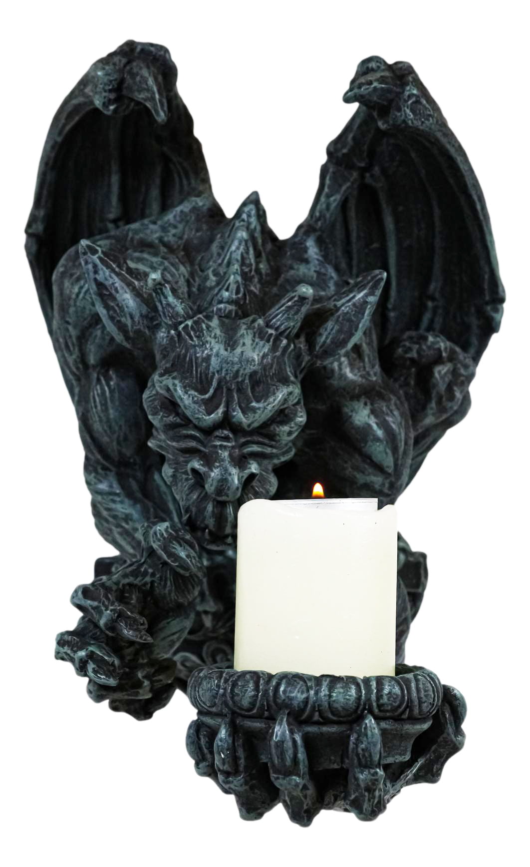 Ebros Whitechapel Manor Gargoyle Candle Holder Wall Sconce Plaque ...