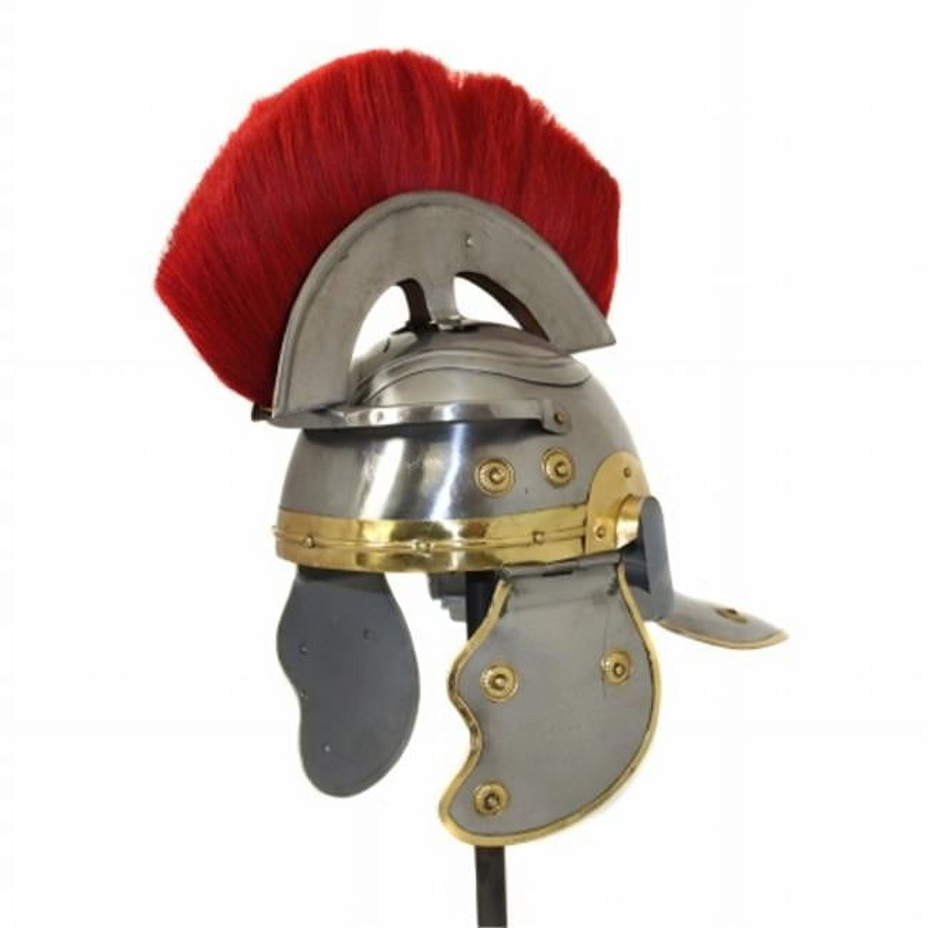 Urban Designs Antique Replica Roman Centurion Red Plume Galea Helmet ...