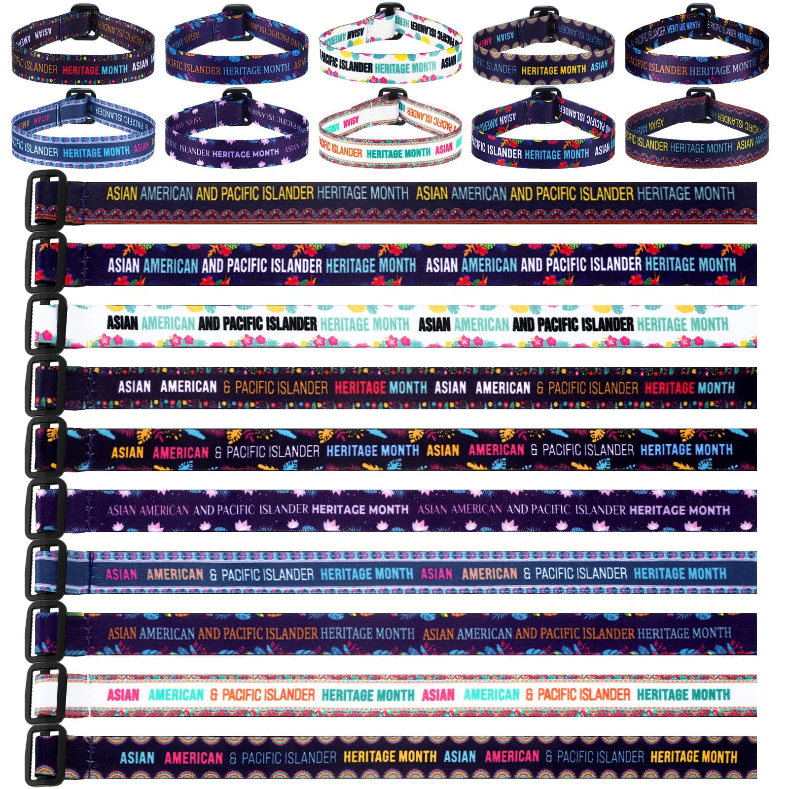 Ecally 100 Pcs Asian KEF16 American Pacific Islander Heritage Month ...