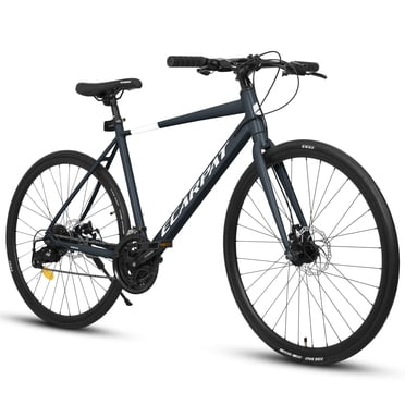 Kent 700c Dirt Runner Men's Gravel Bike, 14 Speed, Neon Red / Orange ...