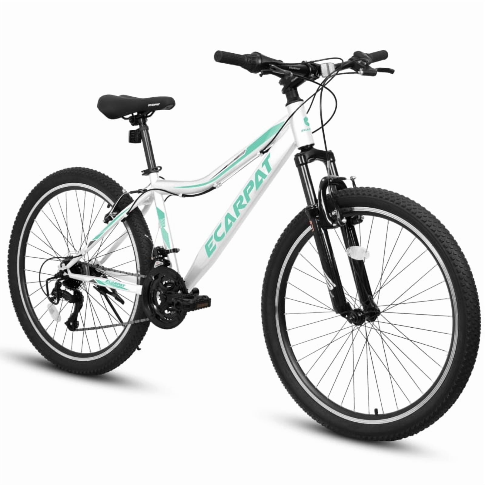 Ecarpat 26" MTB, 21-Speed, Dual Disc Brakes, 100 mm Fork, 2.125" All ...