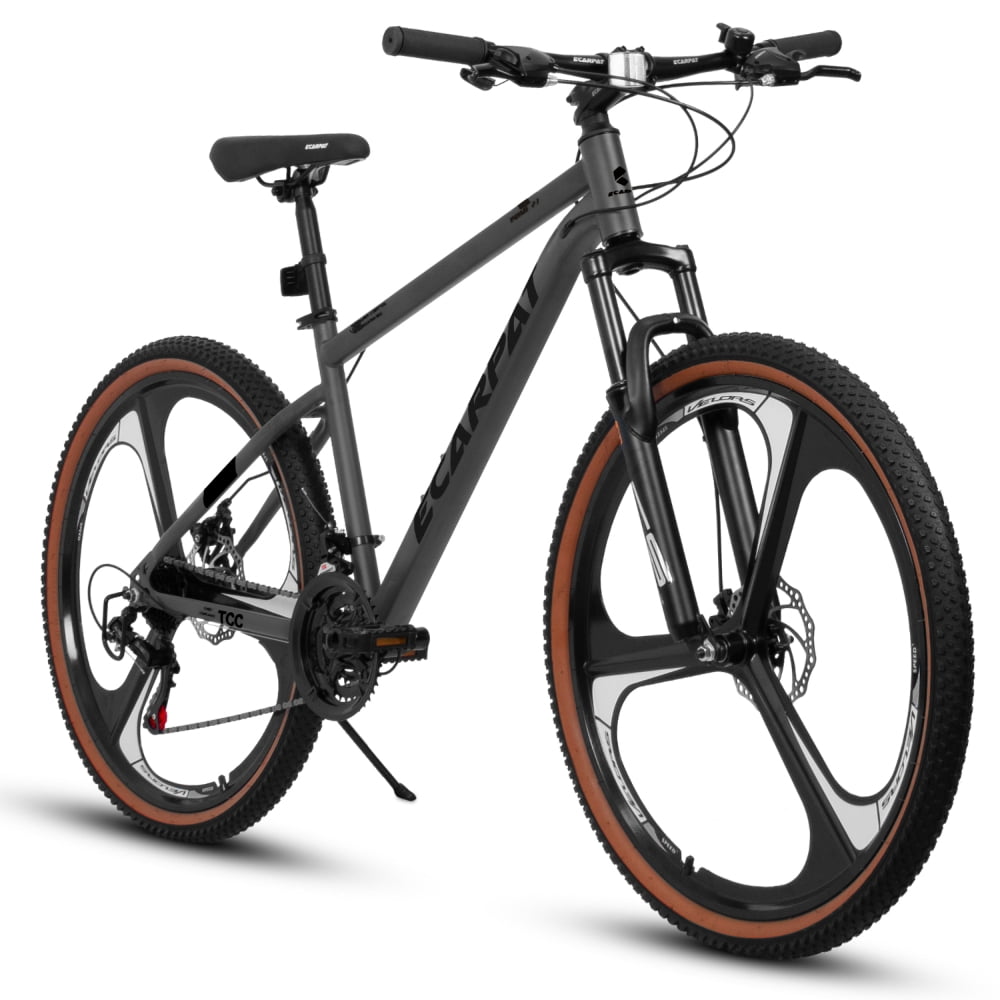 Ecarpat 27.5” MTB 21-Speed Dual Disc Brakes Carbon Steel Frame Unisex ...