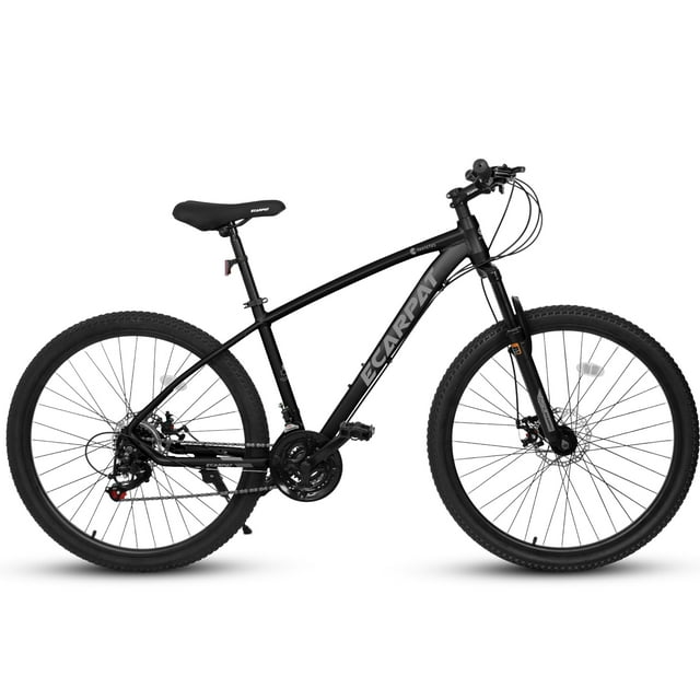 Ecarpat 27 inch Mountain Bike 21 Speeds, Suspension Fork, Aluminum ...