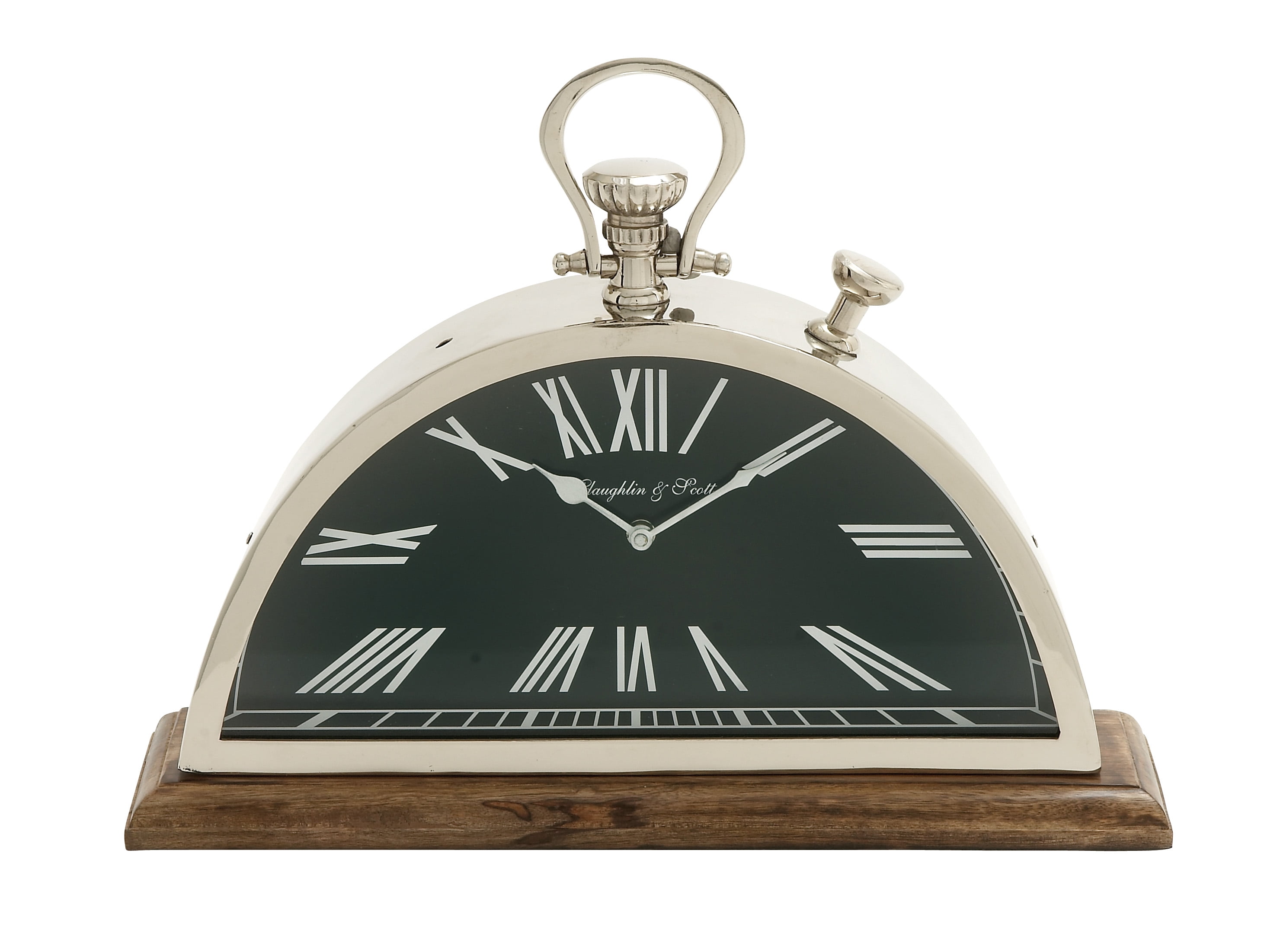 Eccentric Steel Wood Table Clock - Walmart.com