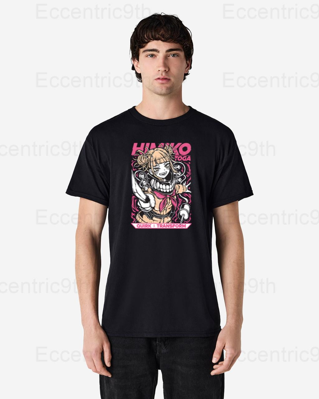 Eccentric9th My Hero Academia T-Shirt, Himiko Toga Anime Fan Tee, Soft ...