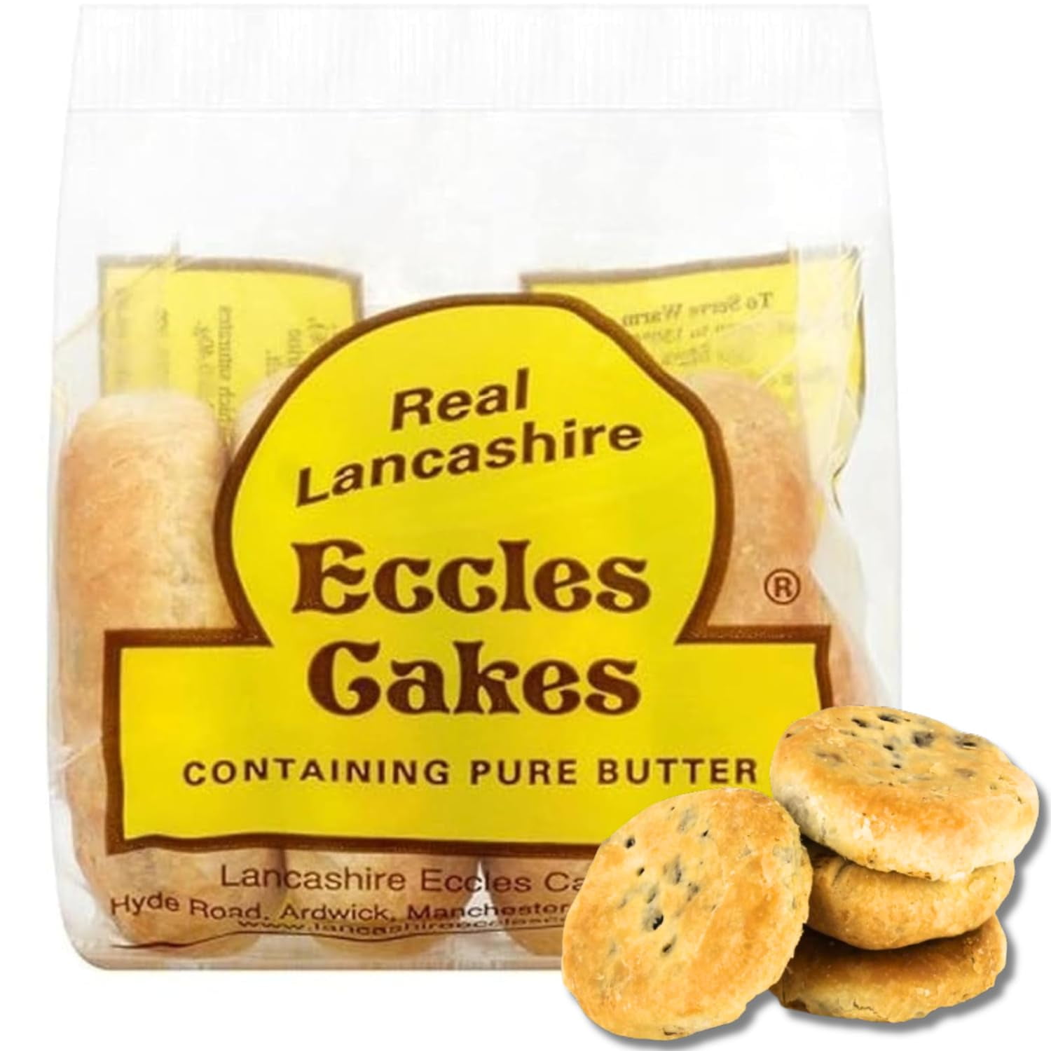 Eccles Cake - 4 Cakes (Pack Of 1) | British Snacks Made With Pure ...