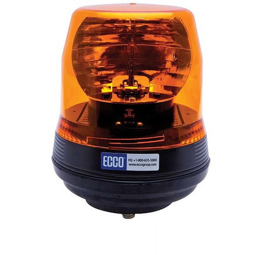 ECCO 5816A 5800 Series Rotator Beacon Light Amber Lens, 1 Bolt Mount, 12 - Walmart.com