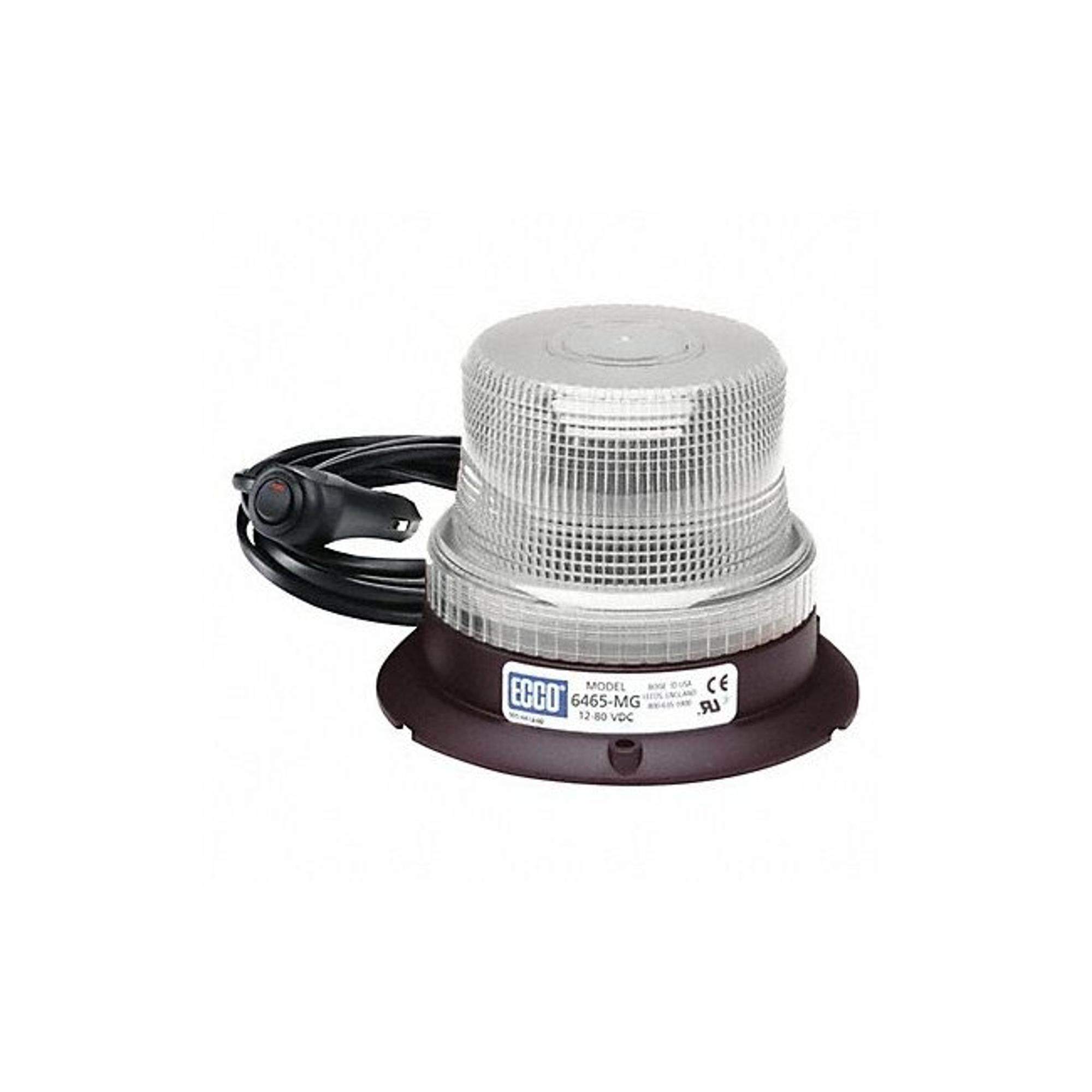 Ecco Beacon Light,Clear,Flashing 6465C-MG - Walmart.com