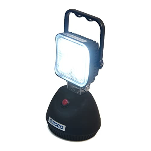 Ecco EW2461 Work Light Battery Powered, Square, Magnet Mount, Black ...