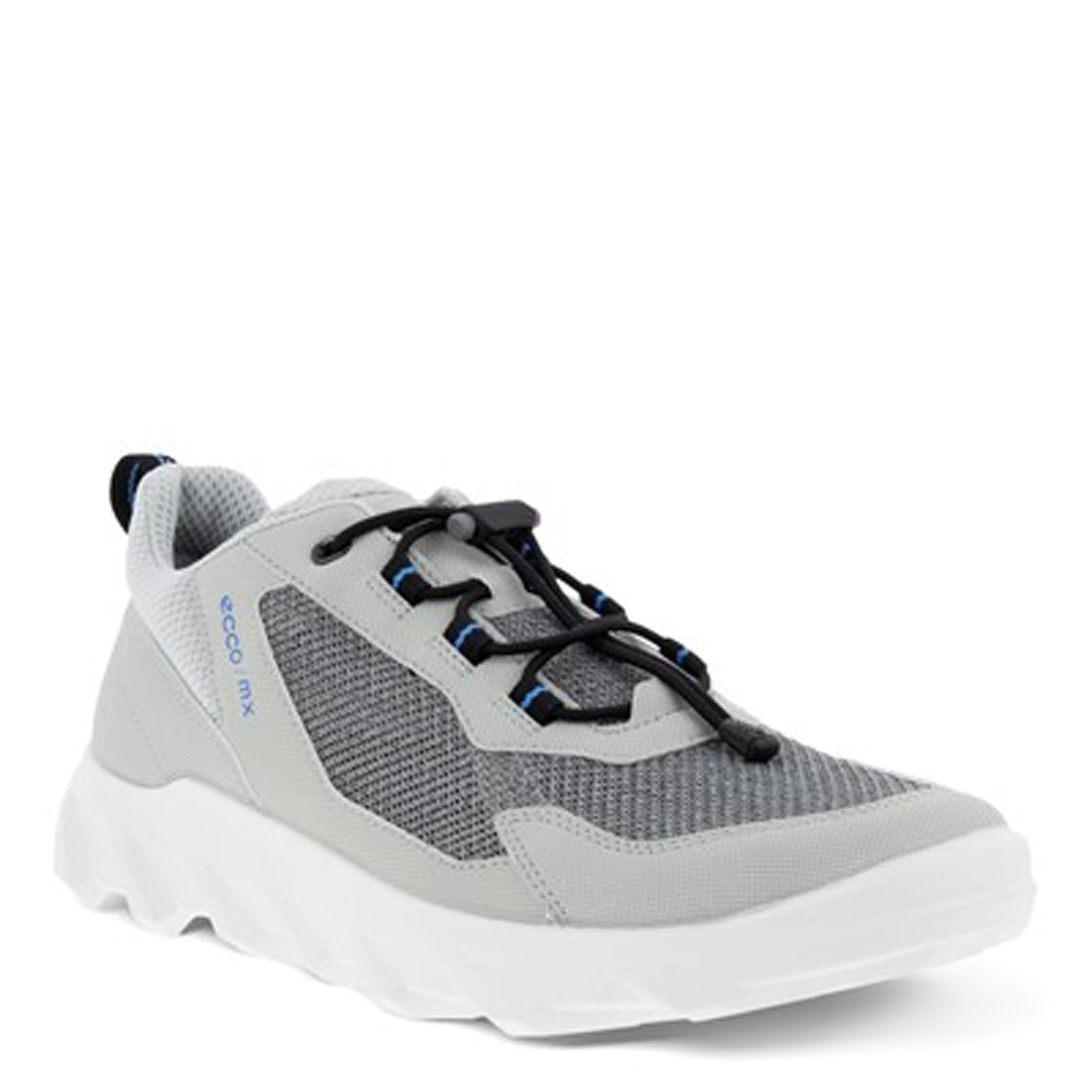 Ecco Men's Mx Low Breathru Sneaker in Concrete/Silver Grey/White Dove ...