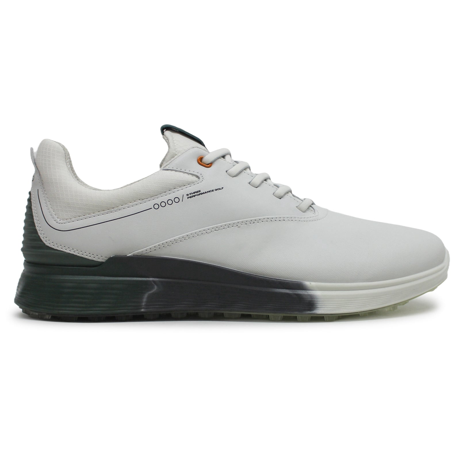 Ecco Mens Golf S Three 102944 Leather White Trainers 8-8.5 US - Walmart.com