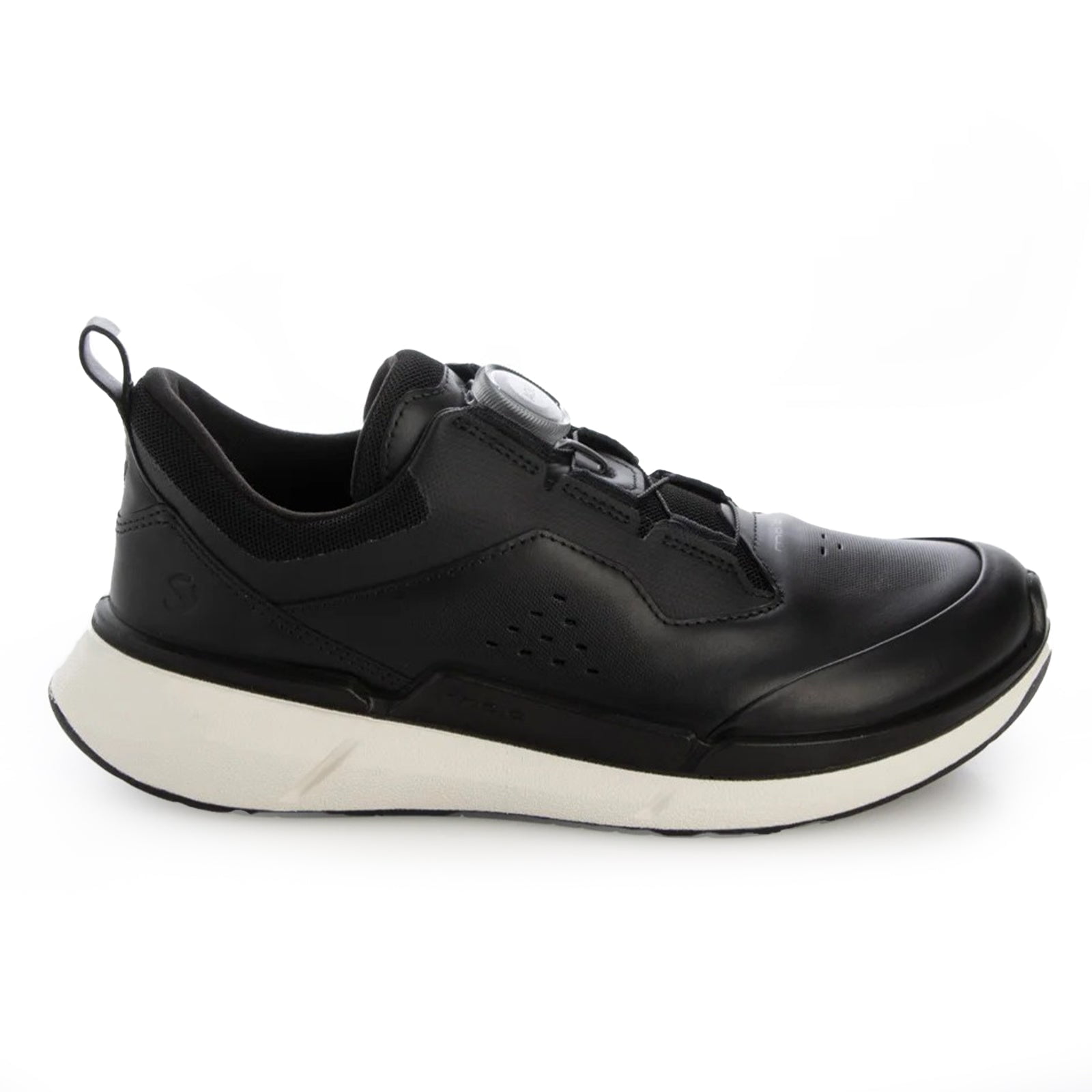 Ecco Womens Biom 2.2 830863 Full Grain Leather Black Trainers 10-10.5 ...