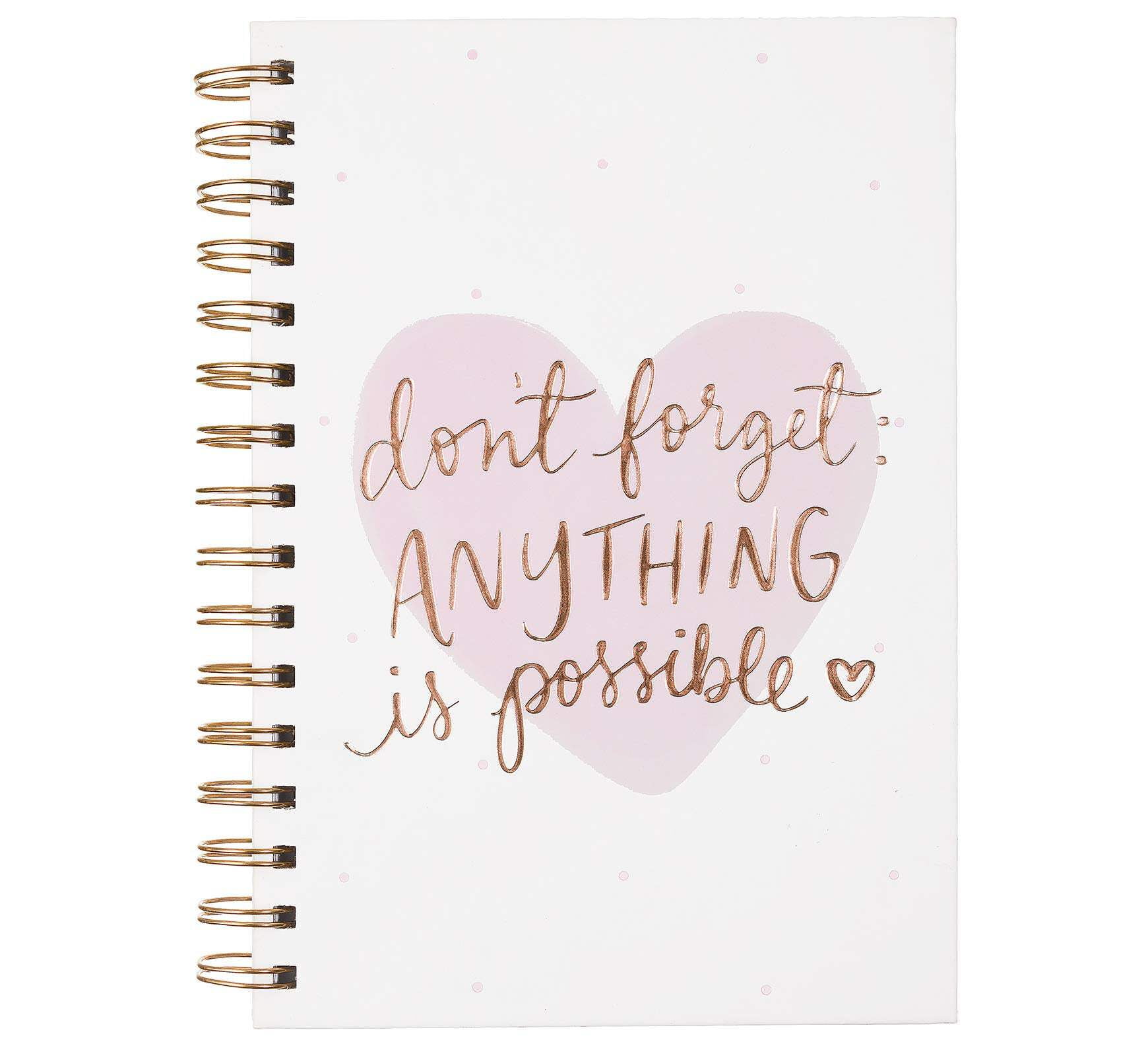 Eccolo Anything Is Possible Heart Notebook - Walmart.com