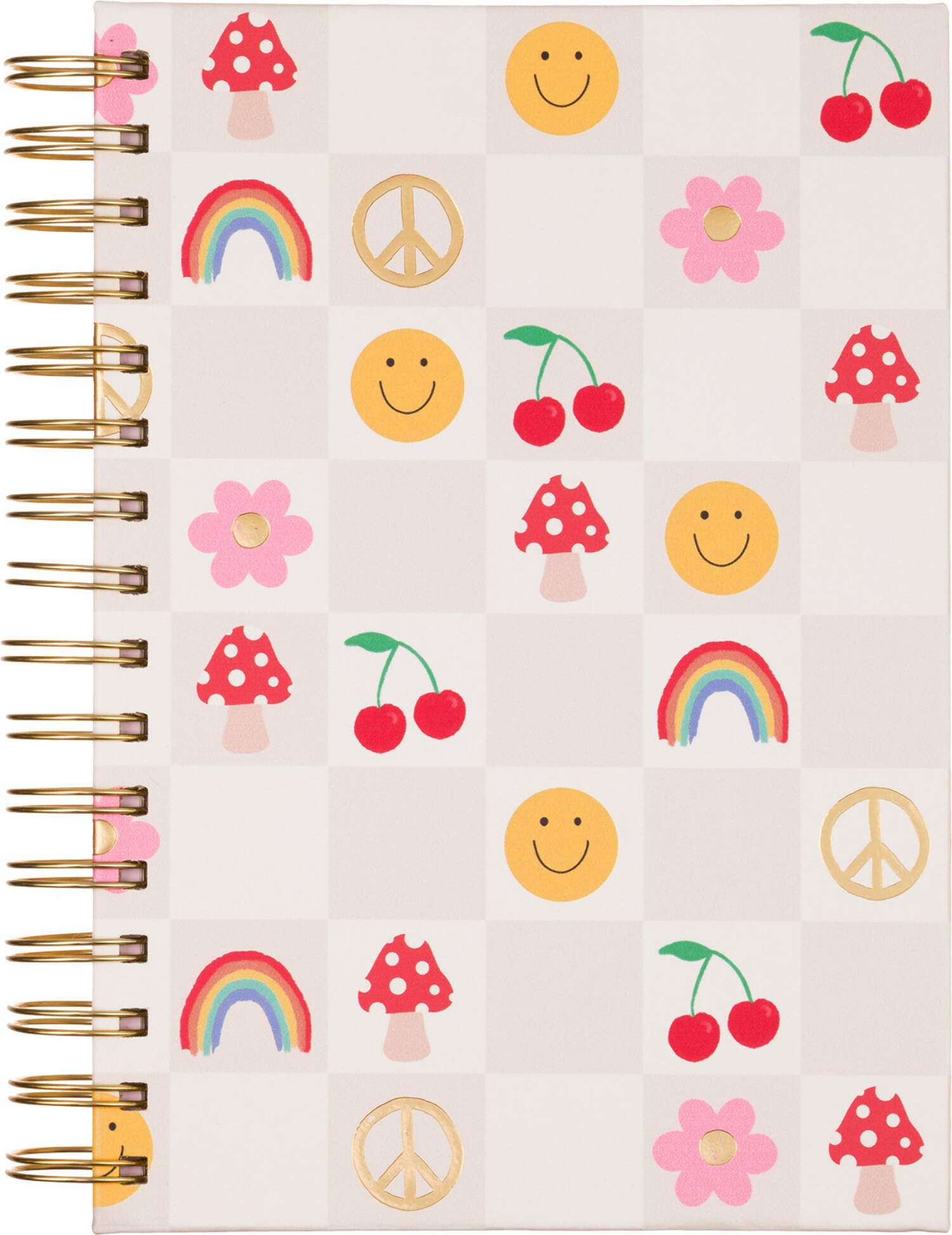 Eccolo Dayna Lee Spiral Journal Patches 6x8 - Walmart.com