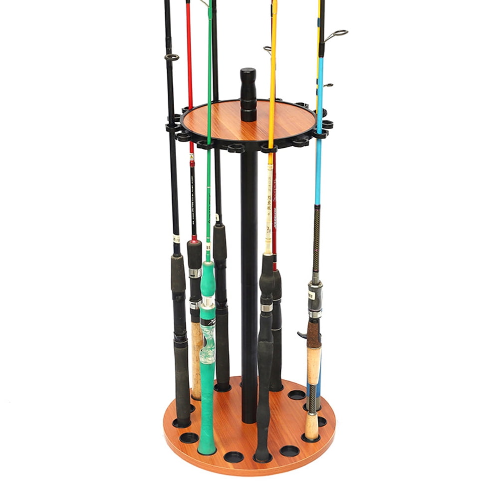 Eccomum Fishing Rod Holders for Garage, Fishing Pole Rack, Floor Stand ...