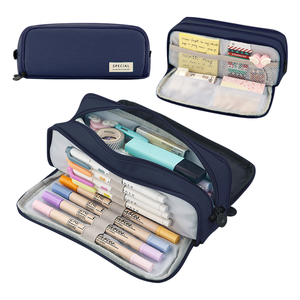 AURIGATE Big Capacity Colored Pencil Case - 300 Slots large Pen Case ...