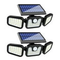 Eccomum Outdoor Solar Light, 6500K Motion Sensor, 3-Head Security ...
