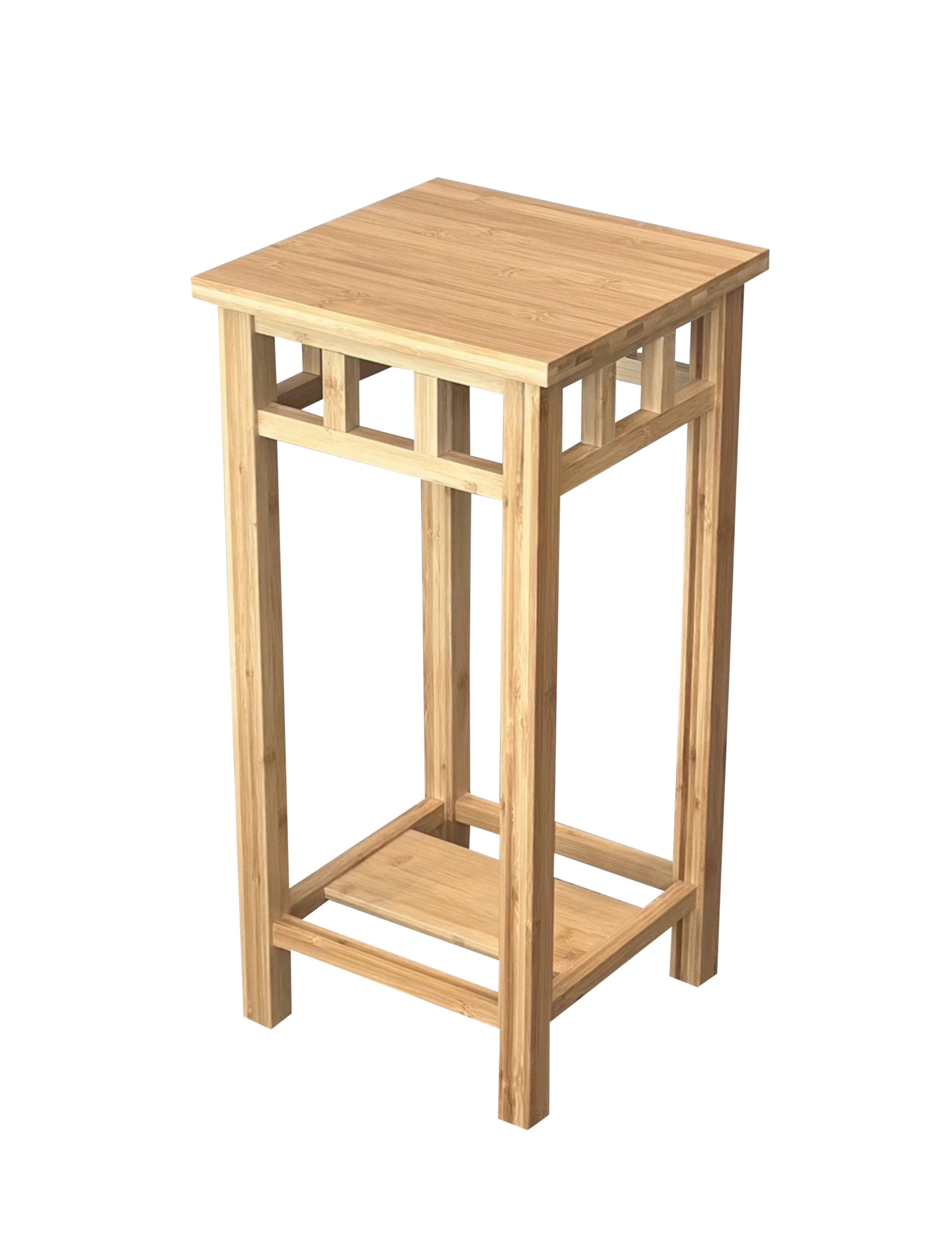 Eccostyle Zen Square Bamboo Display End Table - Walmart.com