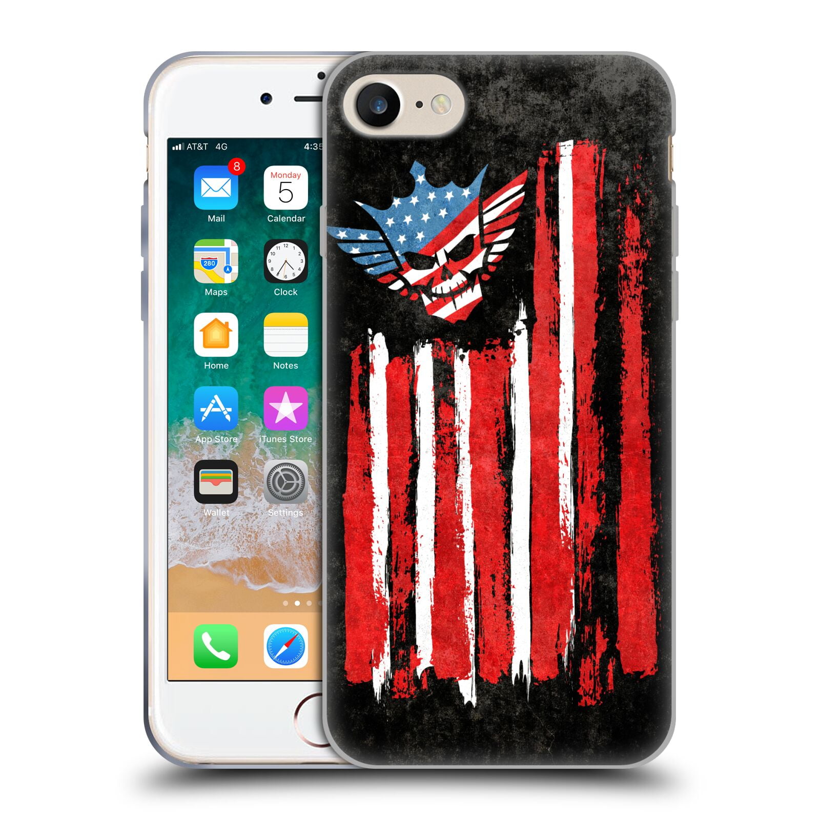 Ecell Cody Rhodes Logo Flag Soft Gel iPhone Case - Walmart.com