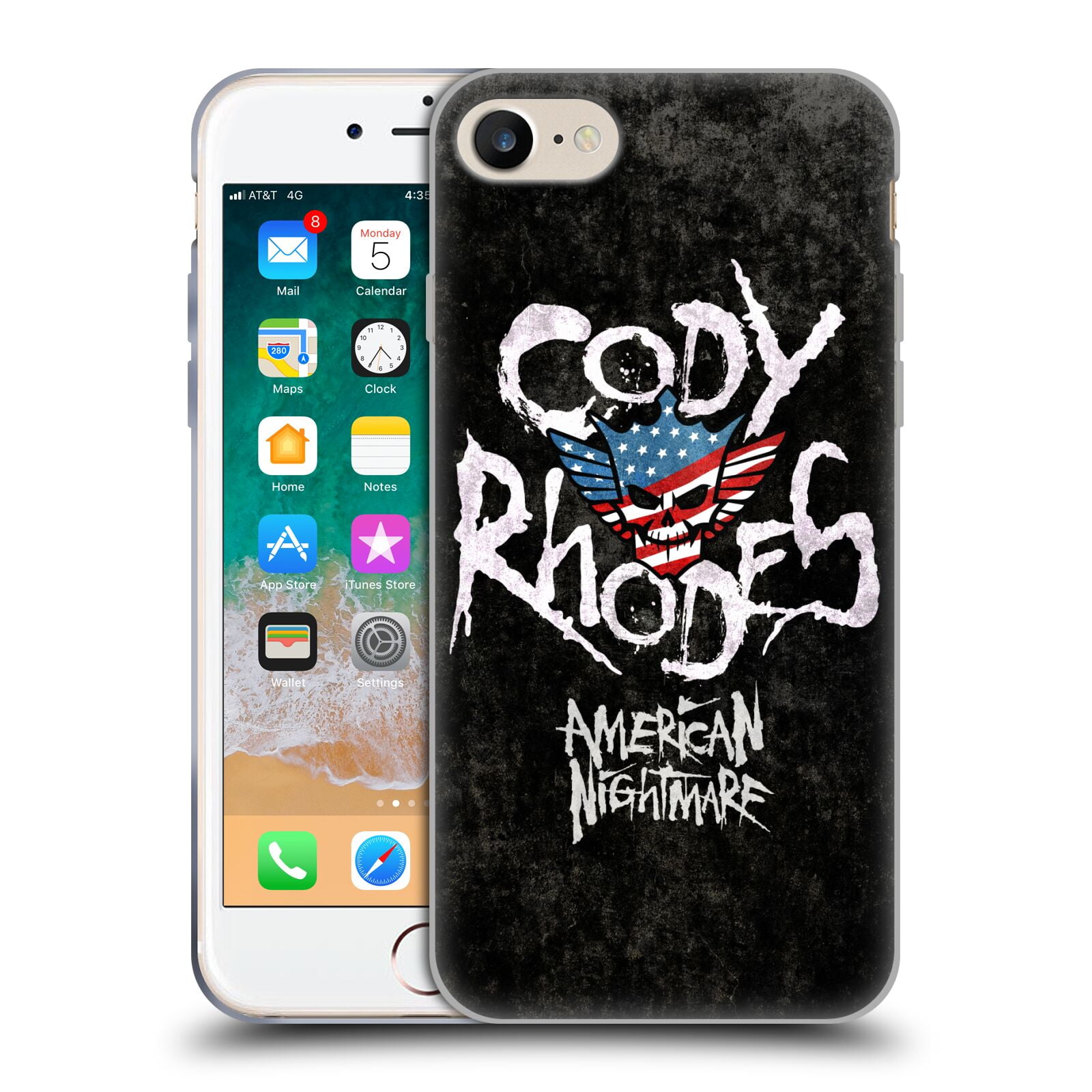 Ecell Cody Rhodes Logo Soft Gel iPhone Case - Walmart.com