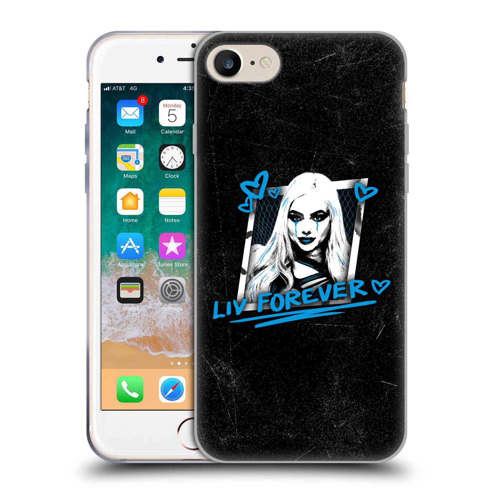 Ecell Liv Morgan Liv Forever Soft Gel iPhone Case - Walmart.com