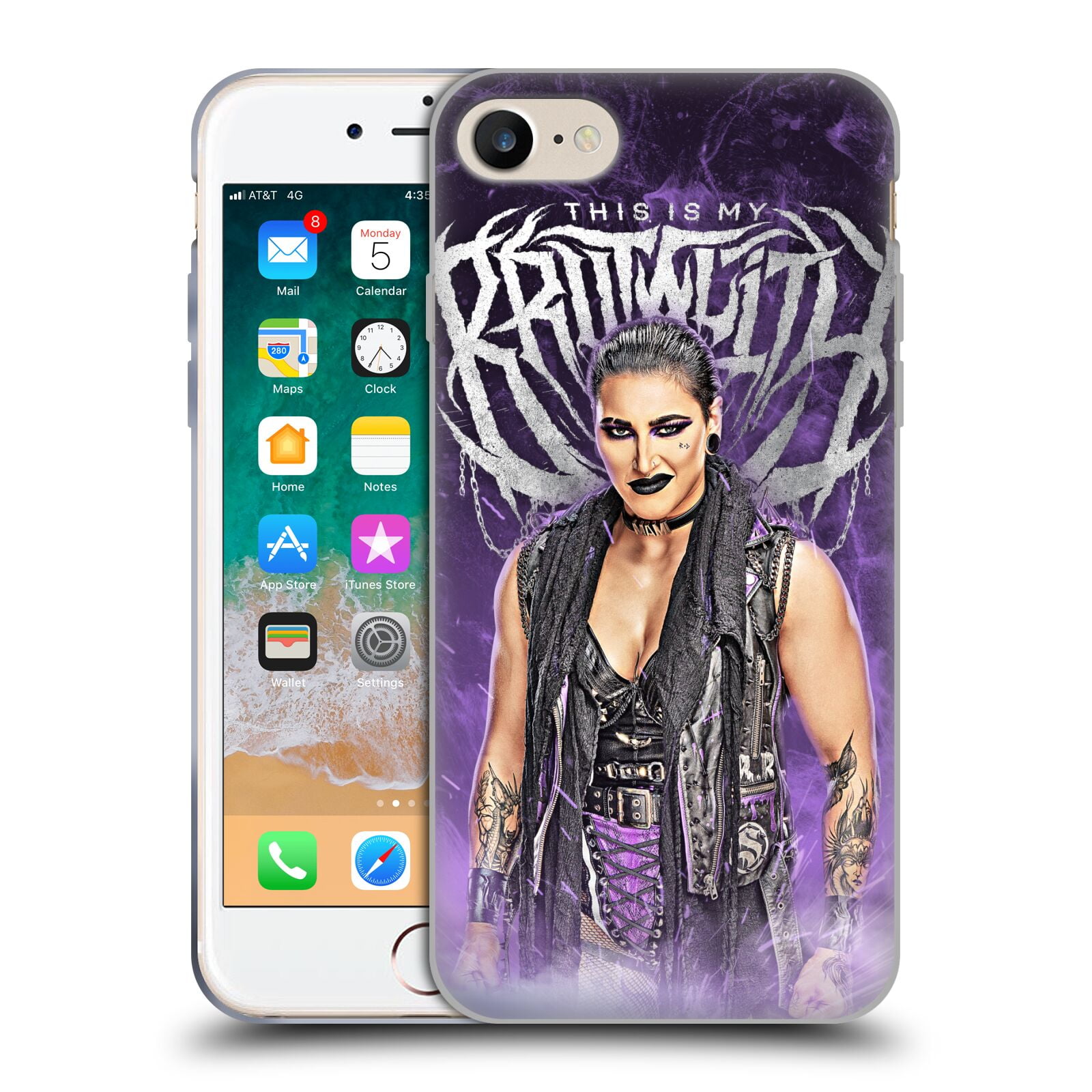 Ecell Rhea Ripley iPhone - Brutality WWE Rhea Ripley Soft Gel Phone ...