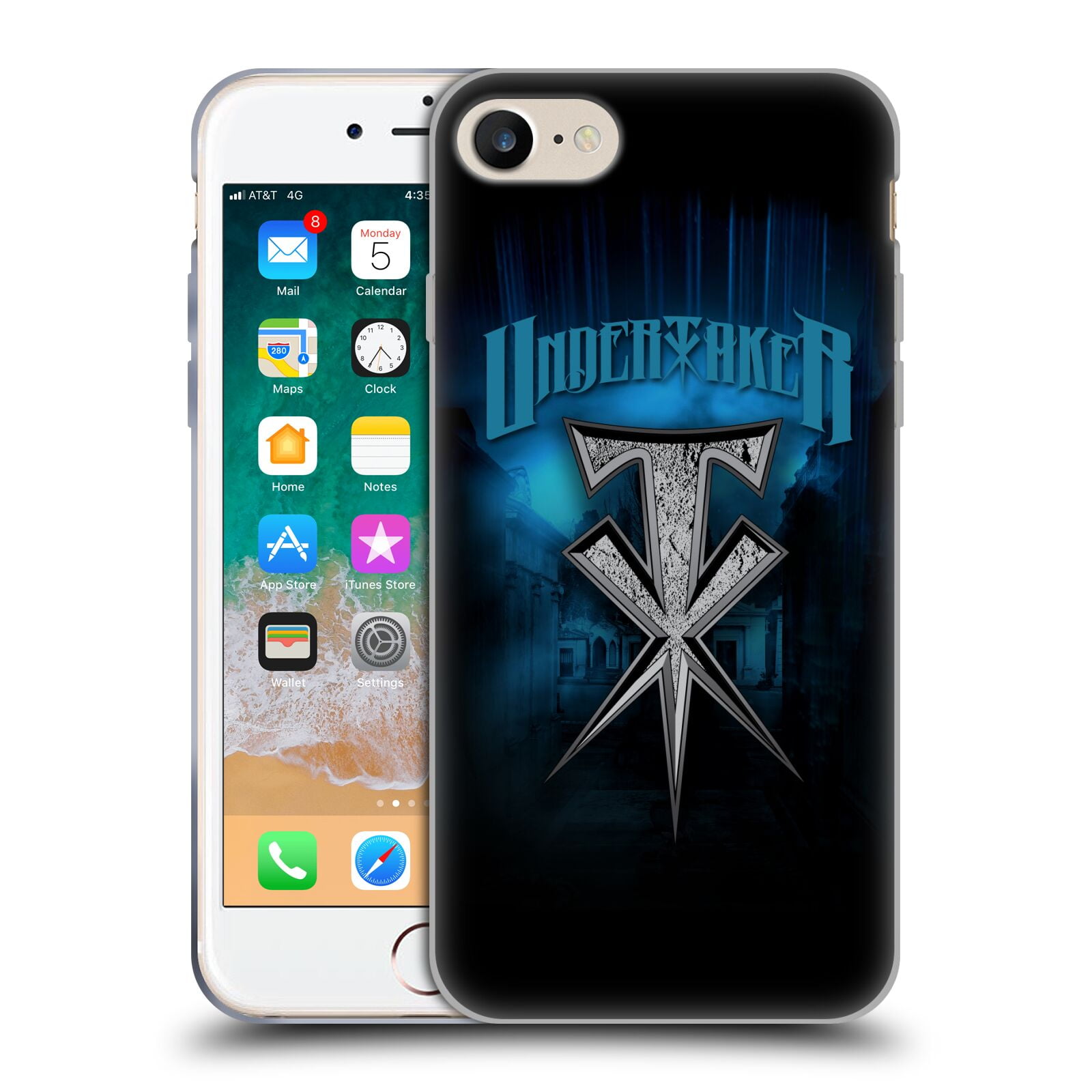 Ecell The Undertaker iPhone - Logo WWE The Undertaker Soft Gel Phone ...