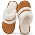 Ecetana Cozy Slippers for Women Indoor and Outdoor Fuzzy House Shoes with Memory Foam - Walmart.com