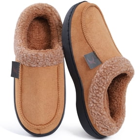 LongBay Men's Comfy Memory Foam Slide Slippers, Adjustable Mesh Cloth ...