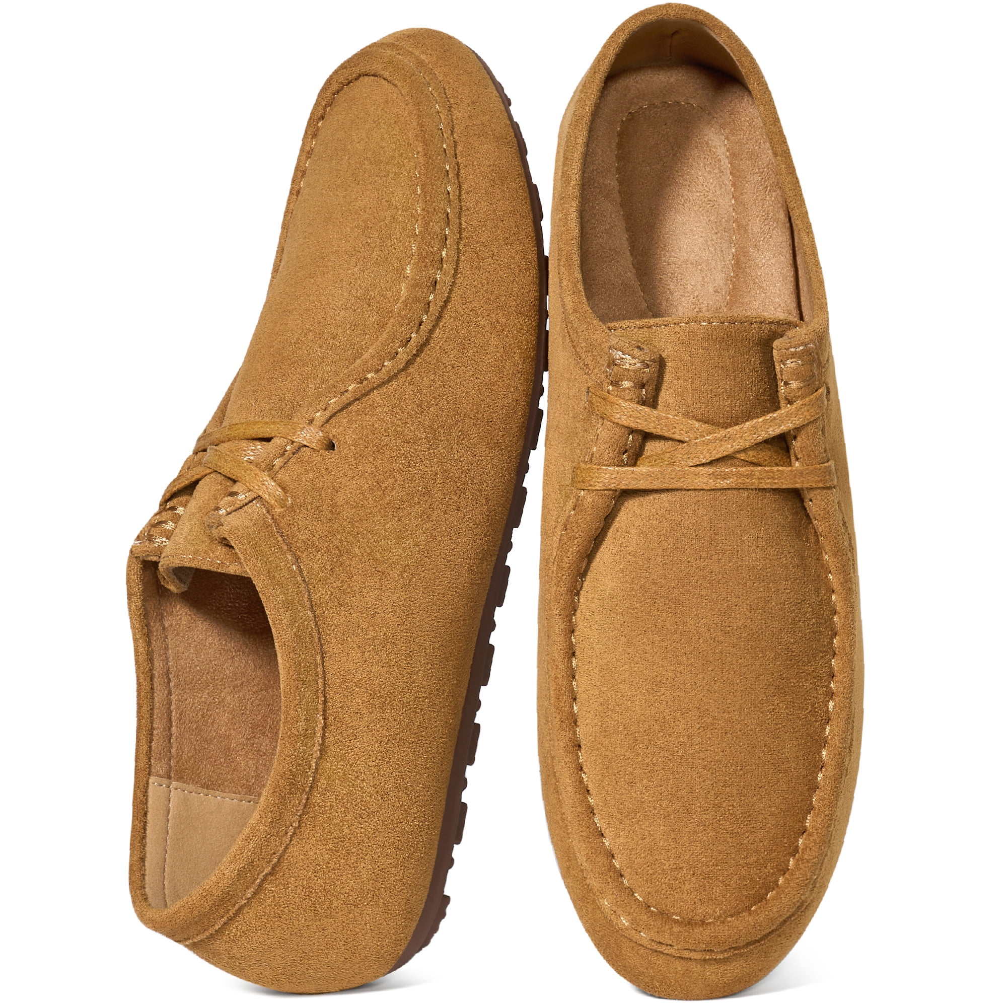 Ecetana Loafers for Women Suede Slip on Work Flats Shoes Womens Dressy ...