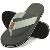 Ecetana Men's Flip Flops, Beach Thong Sandals, Comfortable EVA Slippers ...