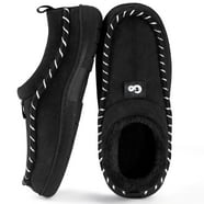 Joyspun Women's Suede Platform Clog Slippers - Walmart.com