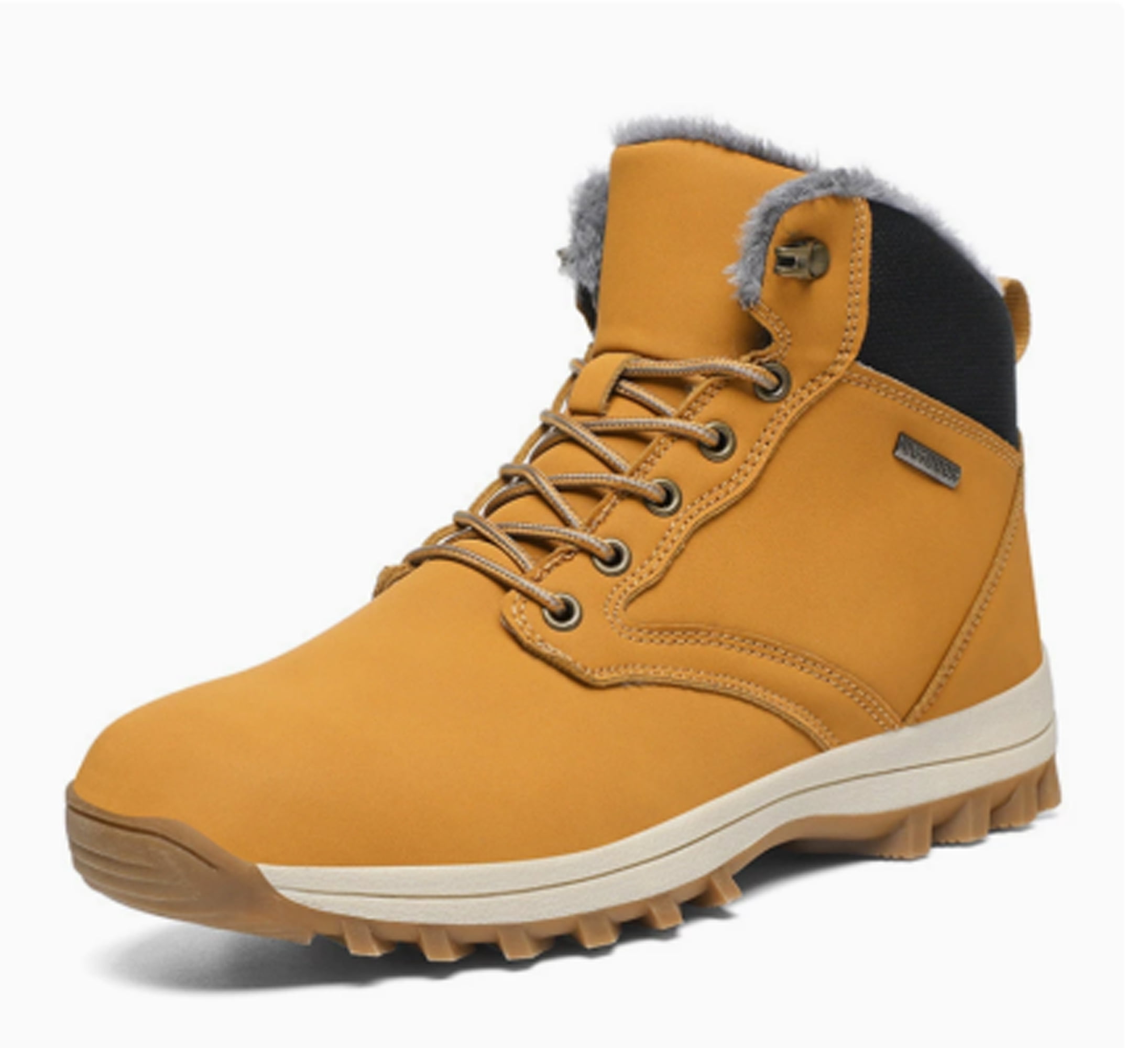 Ecetana Men's Waterproof Snow Boots Insulated Warm Lined Winter Boot ...